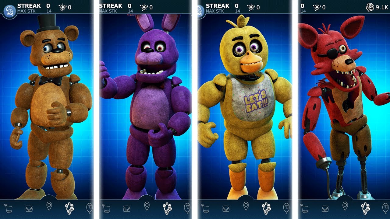 Enhanced Classic Animatronics FNAF AR Workshop Animation - YouTube