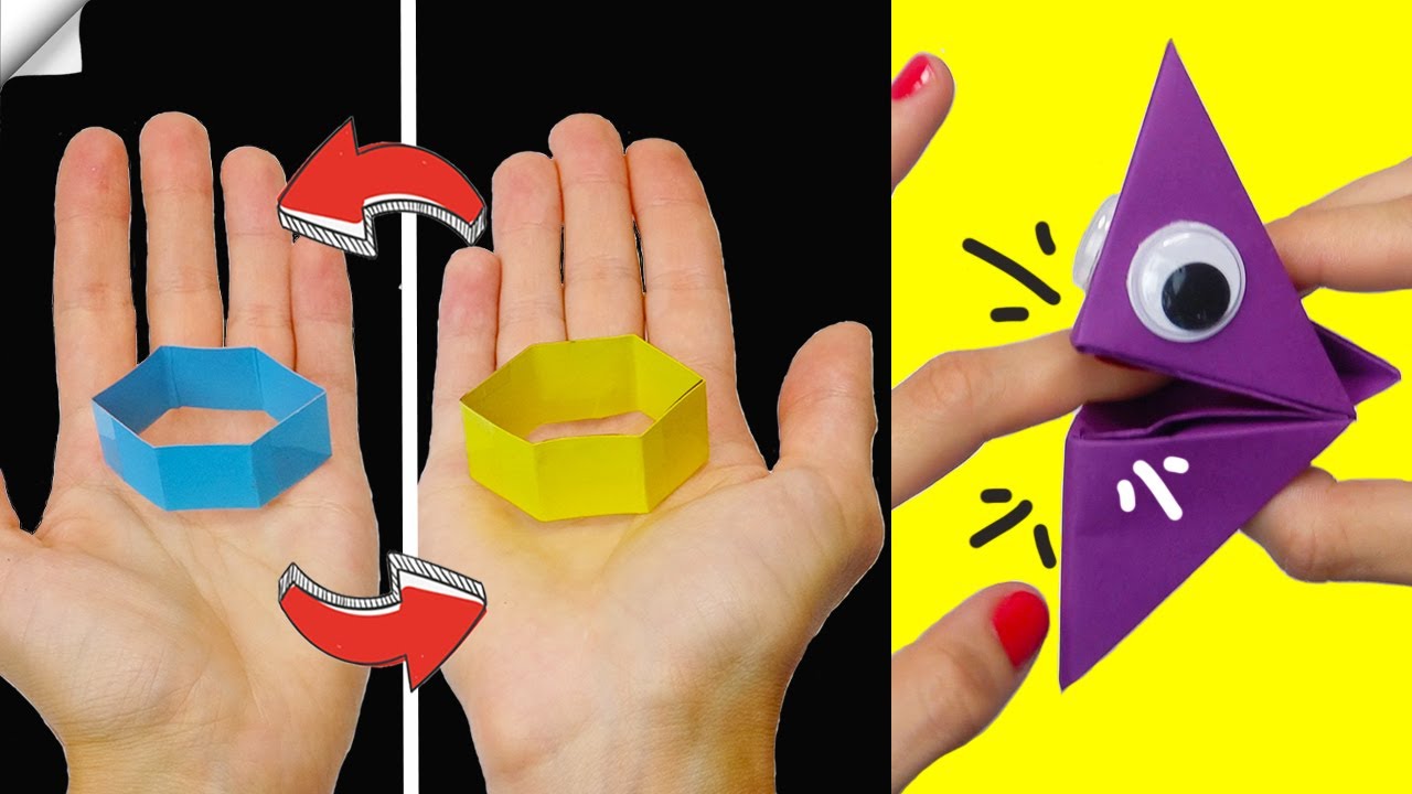 Magic paper toys | Surprise your friends - YouTube