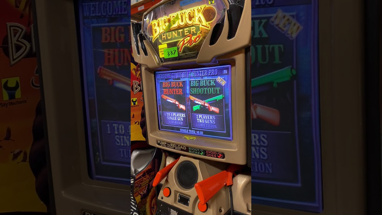Big Buck Hunter Pro Video Arcade Game - YouTube