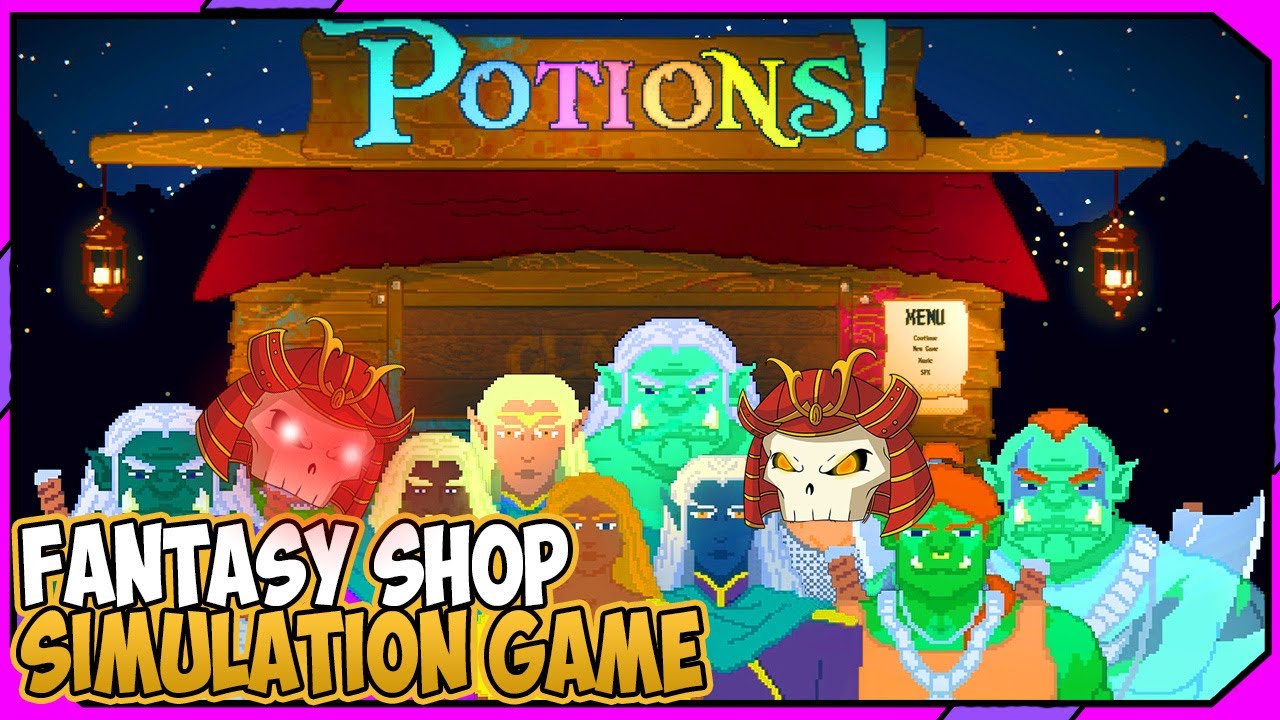 POTIONS! | Fantasy Potion Shop Tycoon Simulaton Game | - YouTube
