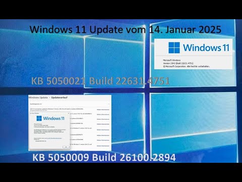 KB 5050021 & KB 5050009 kumulatives Windows 11 Update im Januar 2025 ...