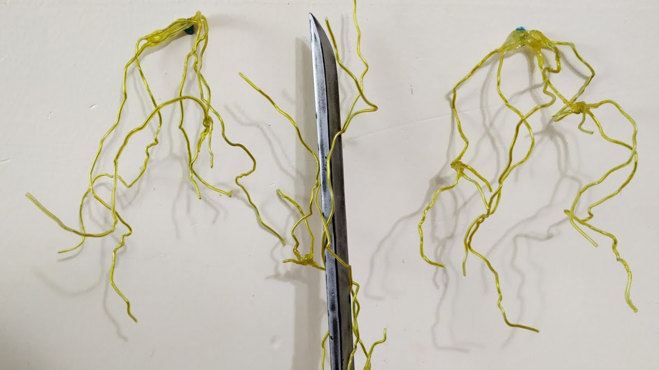 Make your own cheap lightning effect parts for figures and dioramas ...