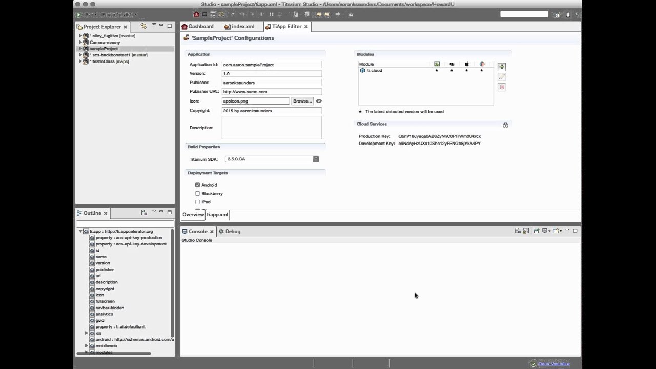 Intro To Titanium Studio and Your First Appcelerator Alloy HelloWorld ...