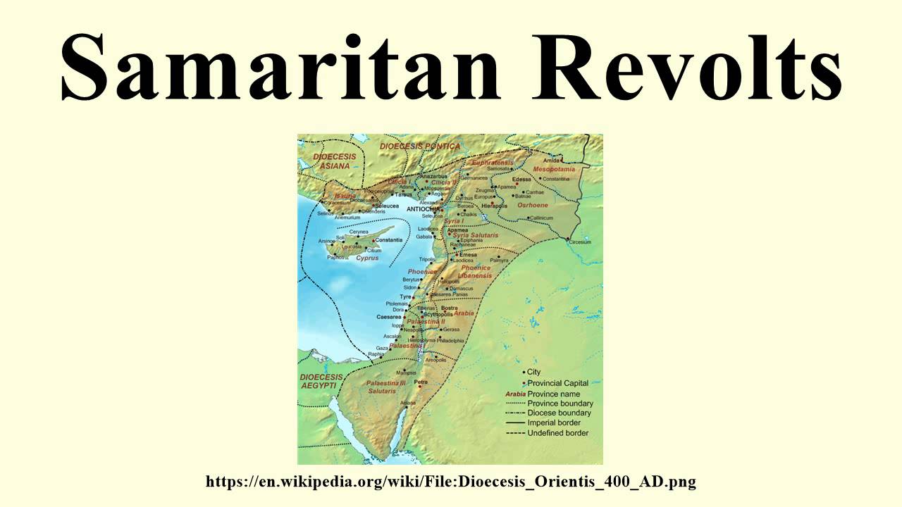 Samaritan Revolts - YouTube