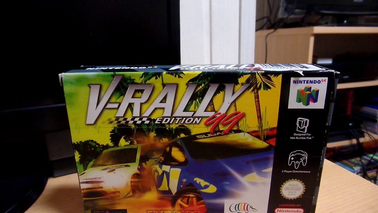N64 - V-Rally 99 Unboxing - YouTube