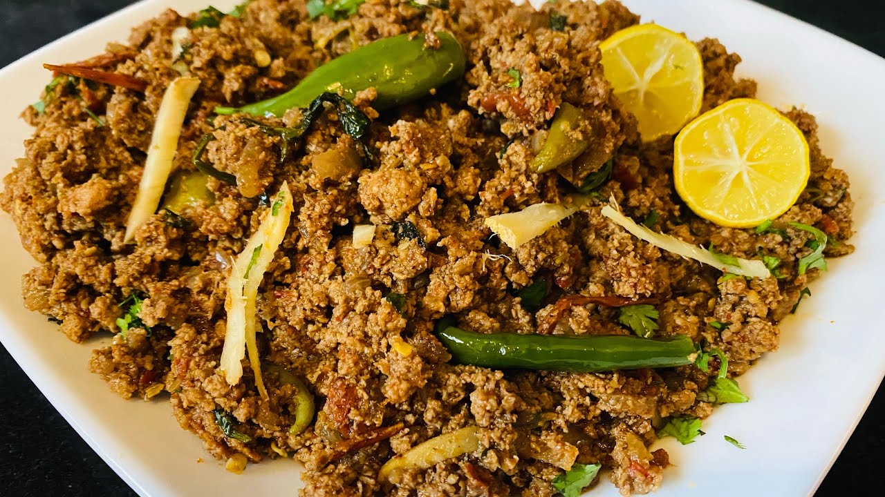 Bhuna Keema Recipe | Roasted Mince Recipe - YouTube