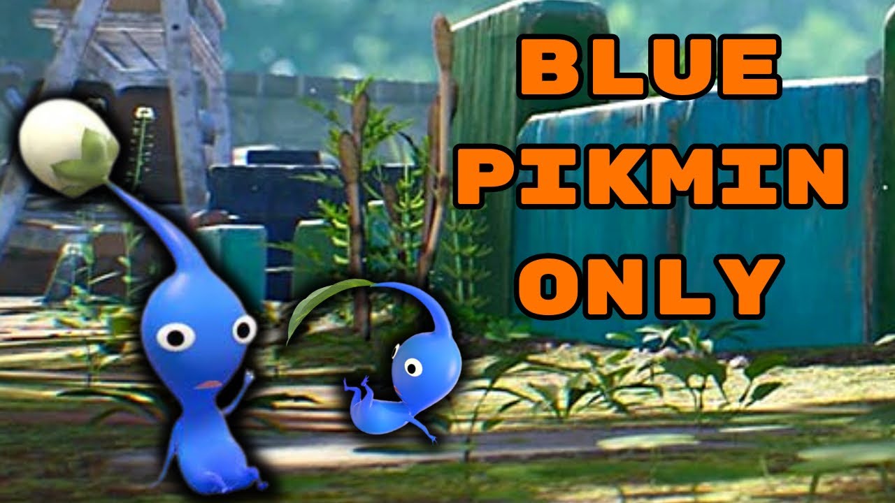 Can I Beat Pikmin 4 With Only Blue Pikmin? - YouTube