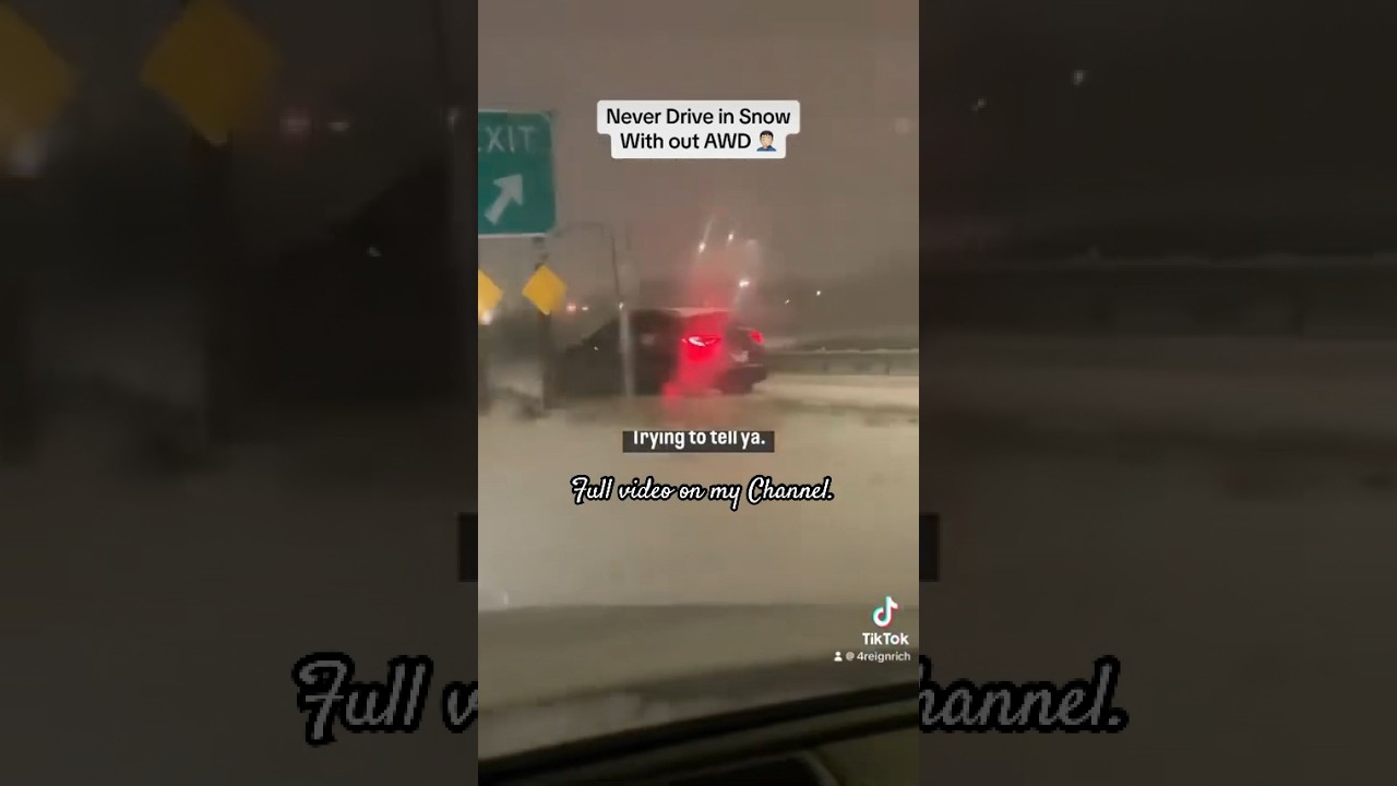 Snow Day Shenanigans 😭 #LetMePutYouOn #LemmePutYouOn #allwheeldrive # ...