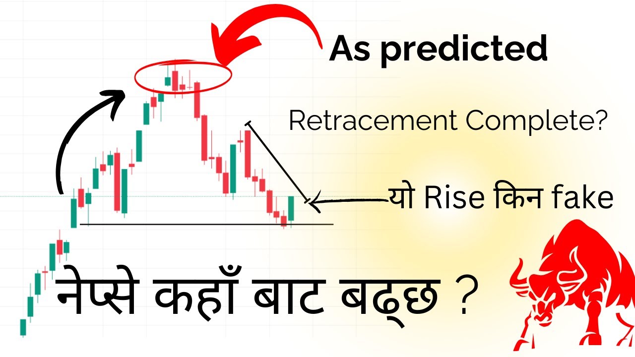 नेप्सेको retracement कहाँ सम्म र किन ? | identify Fake moves | NEPSE ...