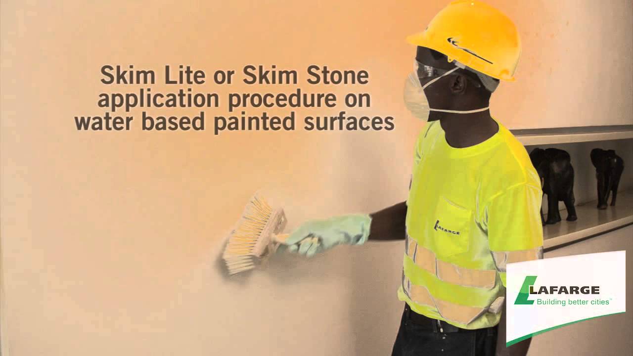 Skim Lite & Skim Stone Application Procedure HD - YouTube