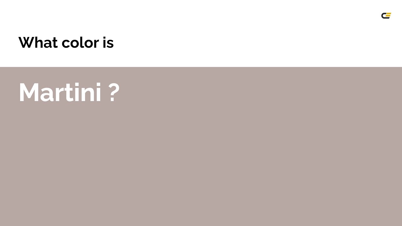 Martini color #b7a8a3 hex color - Brown color - Cool color b7a8a3 - YouTube