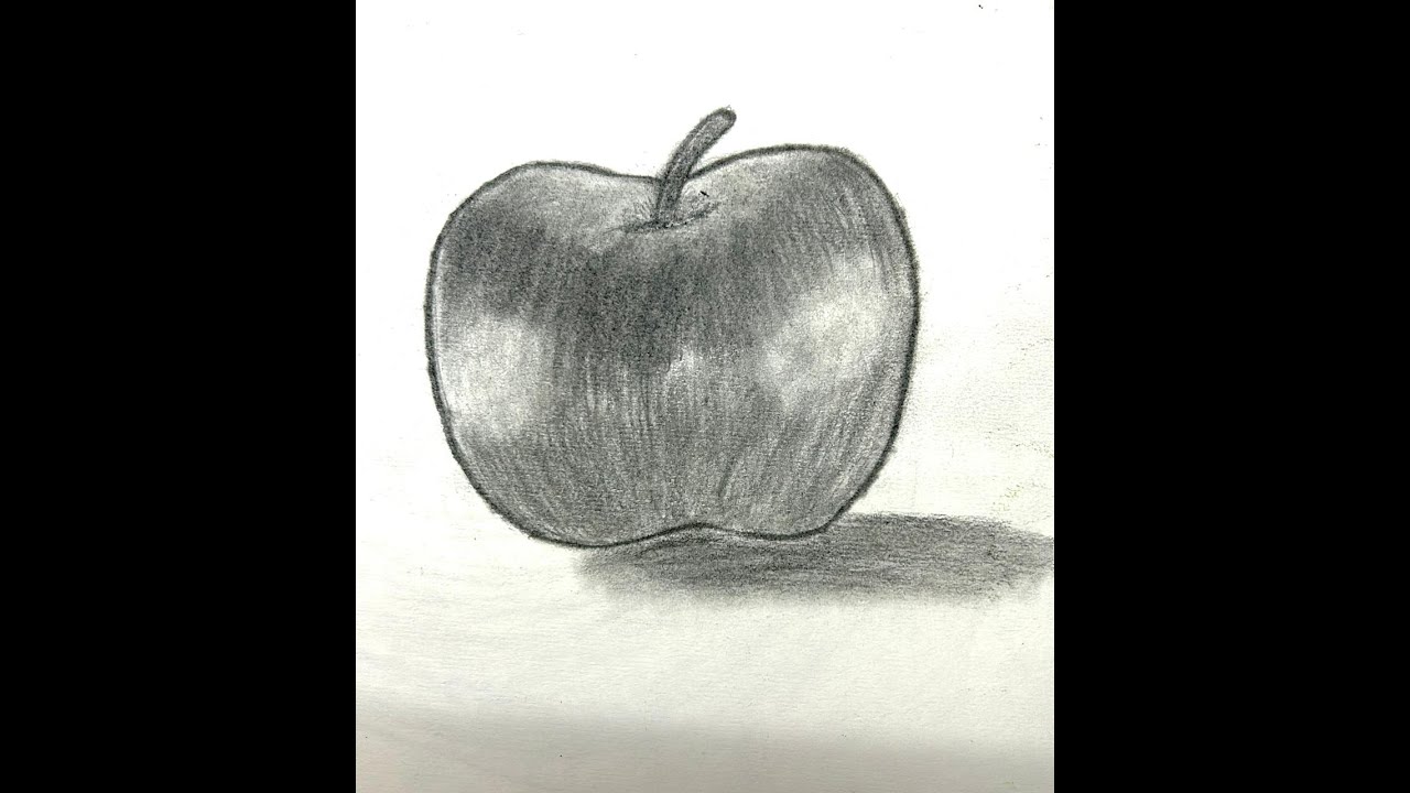 Part 2/ (6th December) Sketching + Shading realistic Apple 8+ Years ...