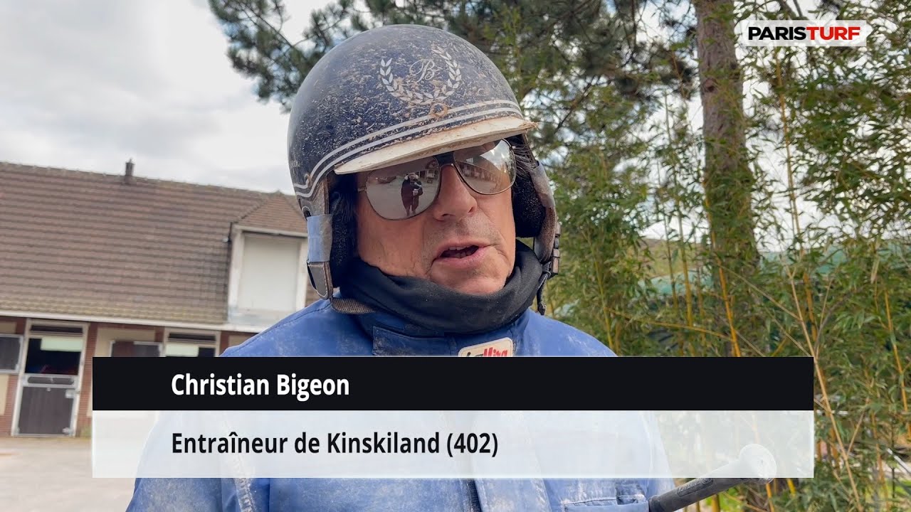 Christian Bigeon, entraîneur de Kinskiland (Jeudi 08 février à Paris ...