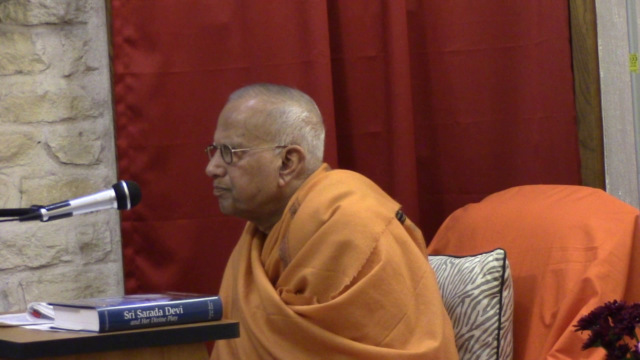 Swami Chetanananda on "How to get direct command from Holy Mother ...