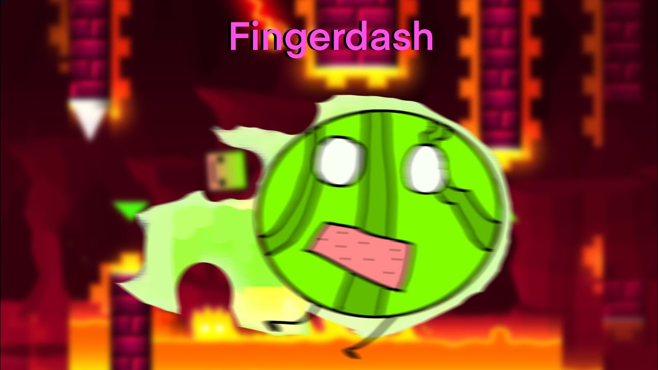 Geometry Dash: Fingerdash! (no coins) - YouTube