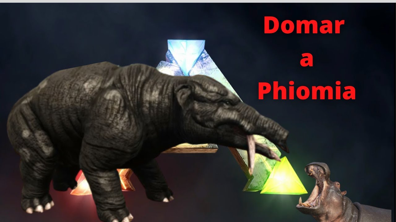 Como domar a Phiomia - Ark Survival Evolved - YouTube
