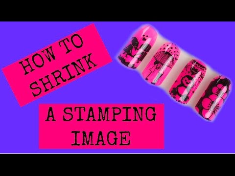 How To EASILY Shrink A Stamping Image - YouTube