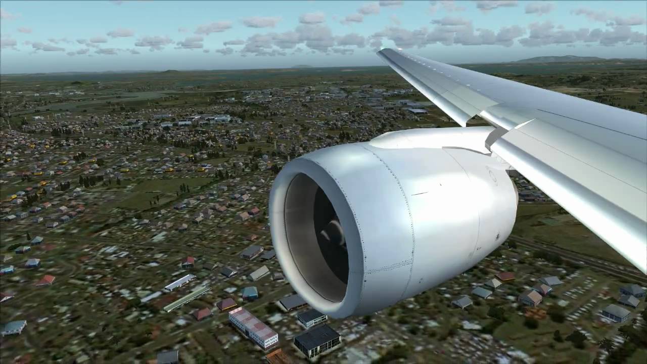 [HD] FSX AirNZ Boeing 777 Landing at NZAA, Auckland Intl - YouTube