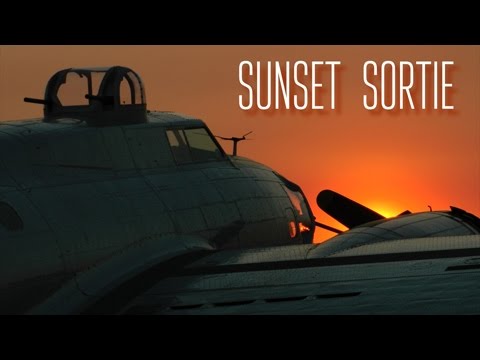 B-17 Sunset Sortie over Caldwell, Idaho - 21 Aug 2015 - YouTube