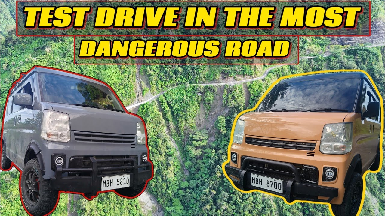 CAMPING MINI VAN FINAL TEST DRIVE IN ONE OF THE MOST DANGEROUS ROAD IN ...