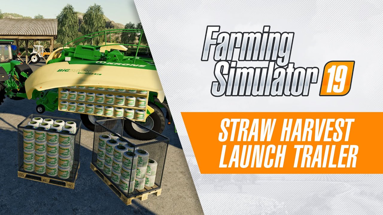 Farming Simulator 19: Straw Harvest now available (Launch Trailer ...