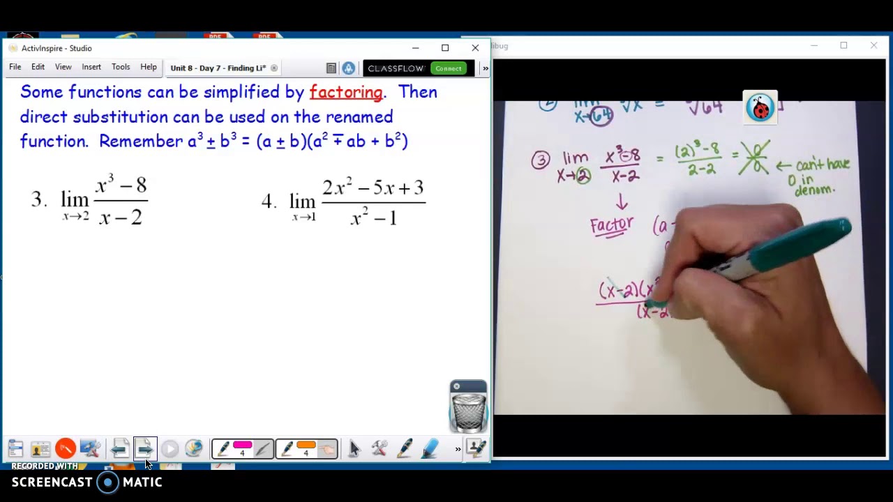 Honors Precalculus - Unit 8 - Day 7 Notes (Part 1) - YouTube