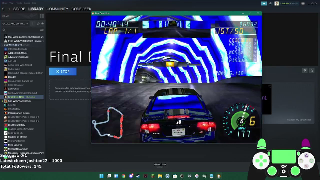 Final Drive: Nitro - 50 bots in one race - YouTube
