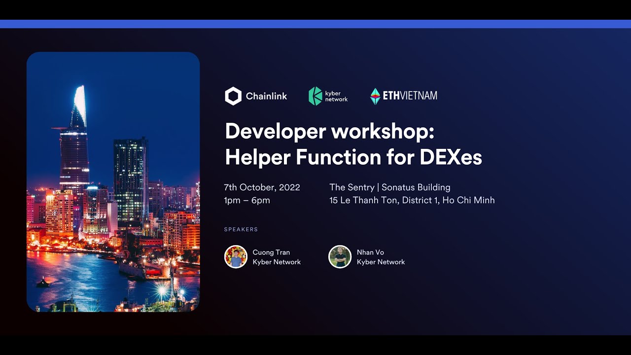 Developer Workshop: Helper Fuction for DEXes - YouTube