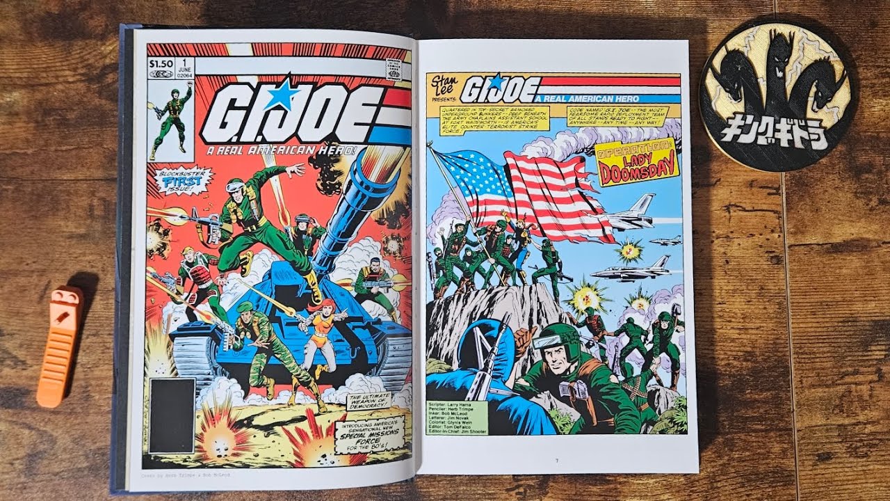 G.I. JOE issue 1 - Comic Review - YouTube