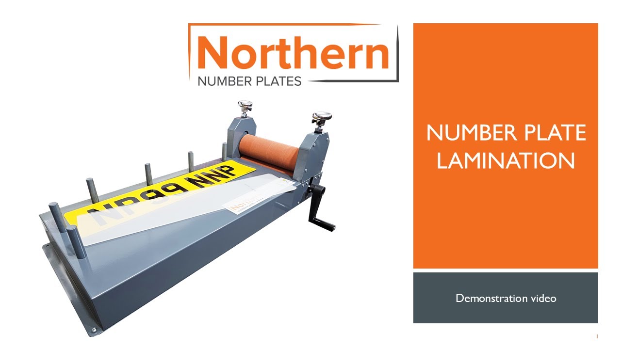 A Guide To Laminating Number Plates - YouTube