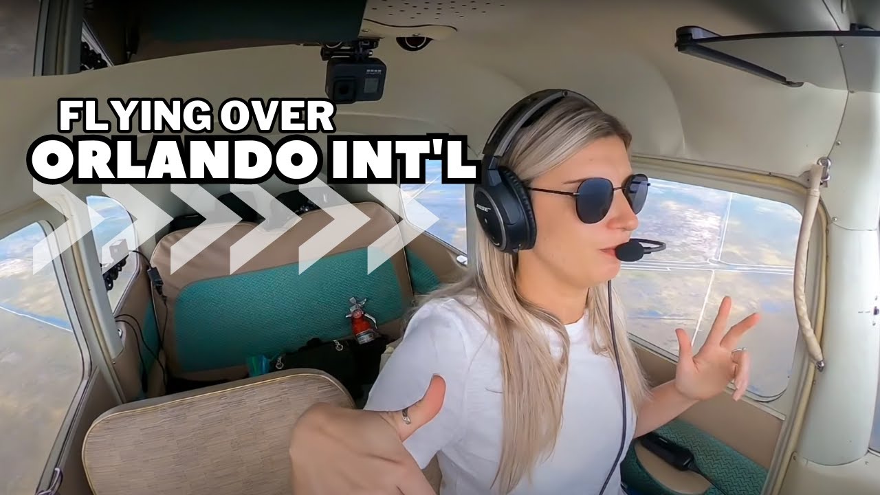 Flight Over Top Orlando International in a C182! IFR to Fort Lauderdale ...