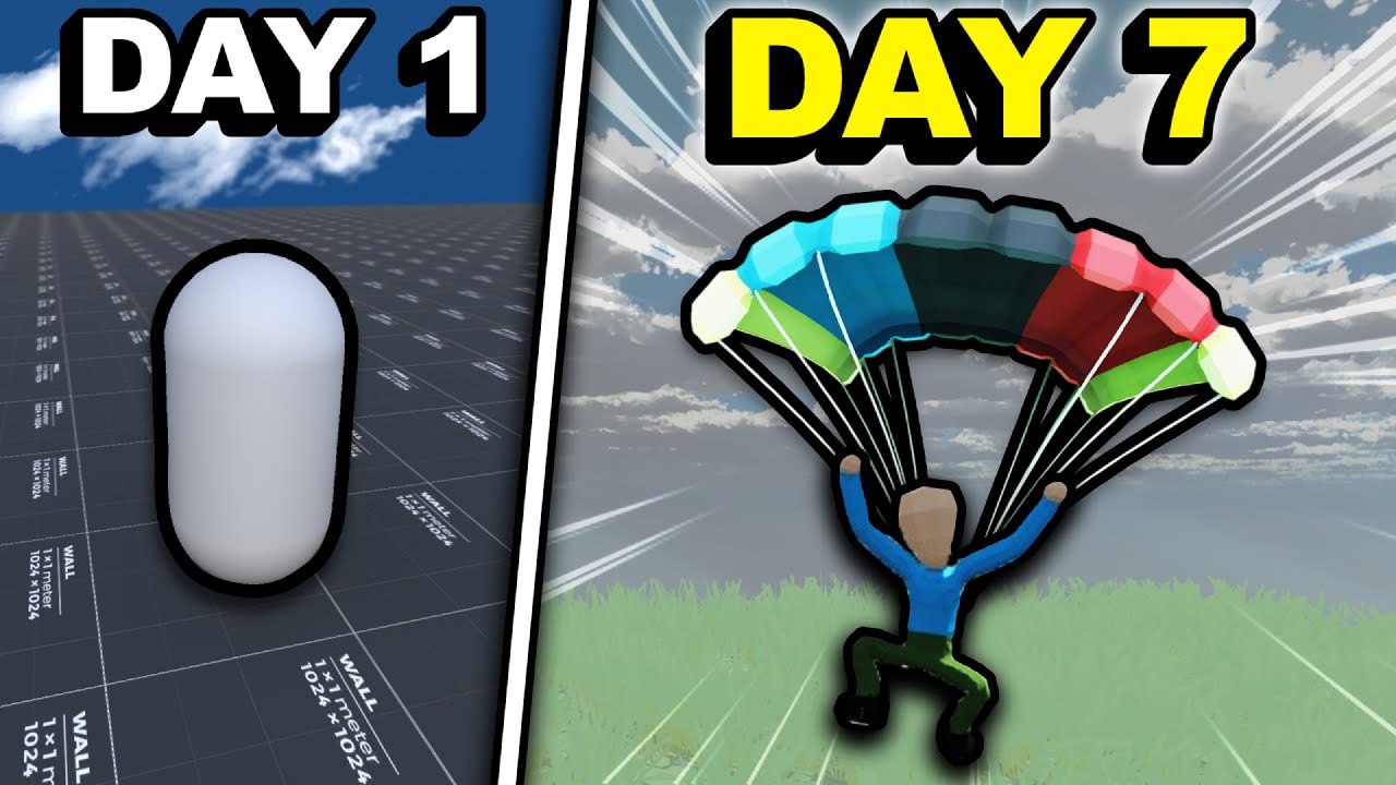 I Made a Skydiving Game in Just 7 Days - YouTube