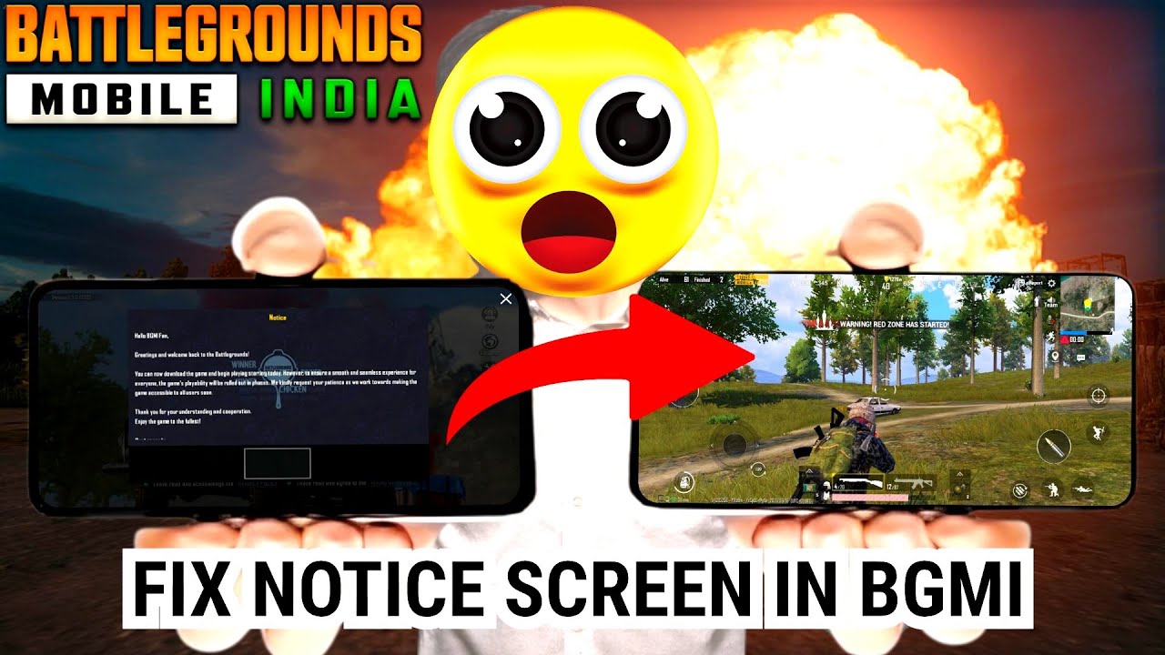 How to bypass notice message on BGMI loading screen? 100% working | Fix ...