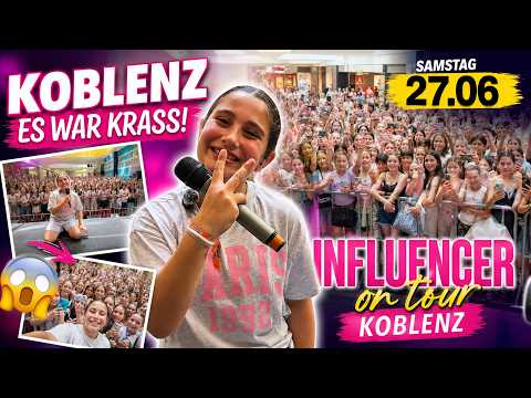 INFLUENCER ON TOUR - in Kobelnz - Aliya Vlog