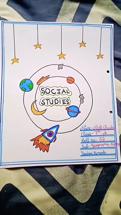 Social Studies front page design for project 😱 - YouTube