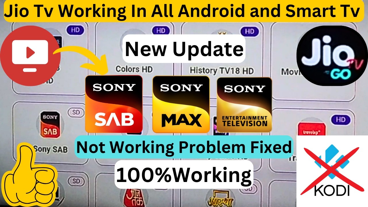 Jio TV problem solved in smart tv || Jio tv android tv mai kaise ...