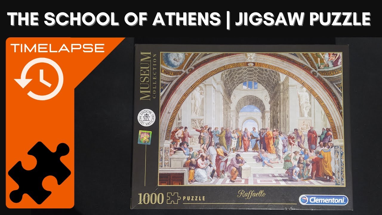The School of Athens | Jigsaw Puzzle 1000 Timelapse - YouTube