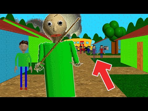 Baldi'nin Okulunda İlk Kez Öğrencilerle Karşılaştık 😱#baldisbasics