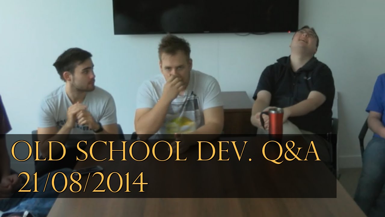 Oldschool Dev. Q&A - 21/08/2014 - YouTube