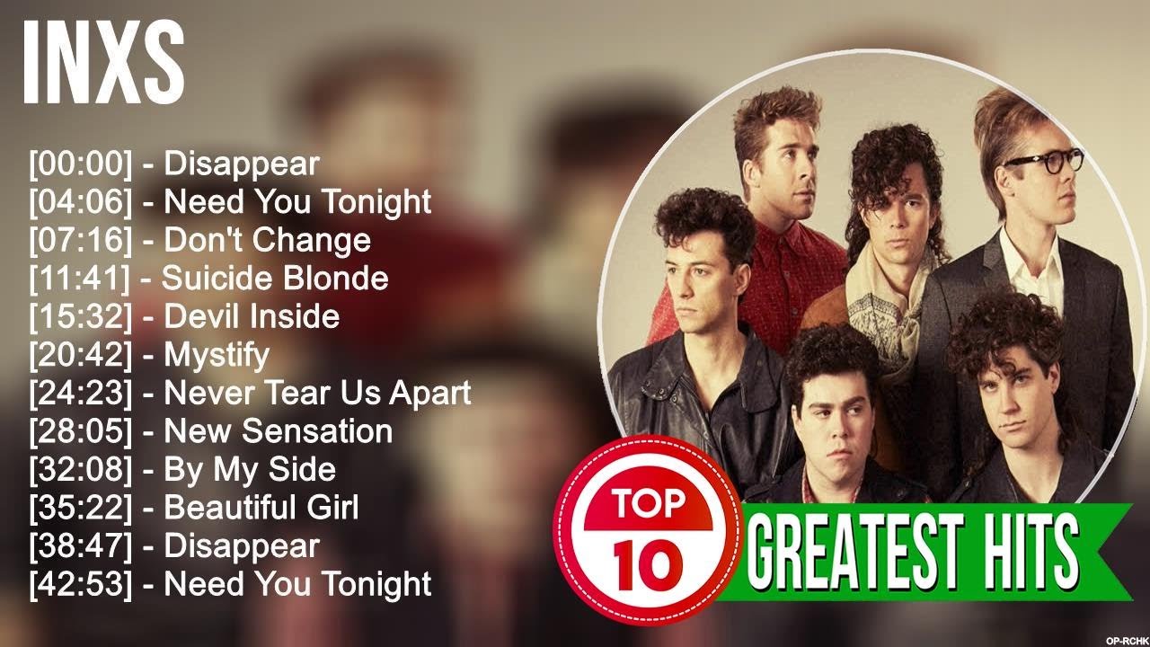 INXS Greatest Hits ~ Best Songs Of 80s 90s Old Music Hits Collection ...