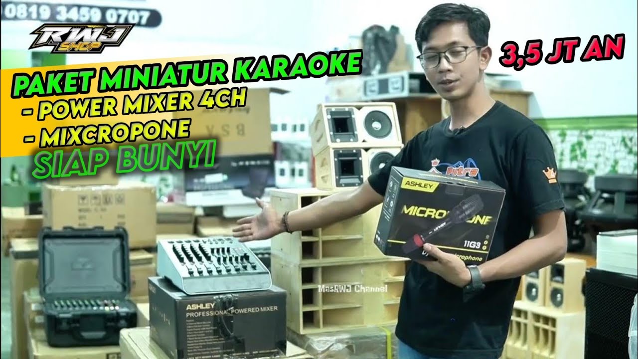 PAKET MINIATUR SUDAH POWER MIXER • KELAS HIGH 😁 HANYA 3,5 jtan bolo ...