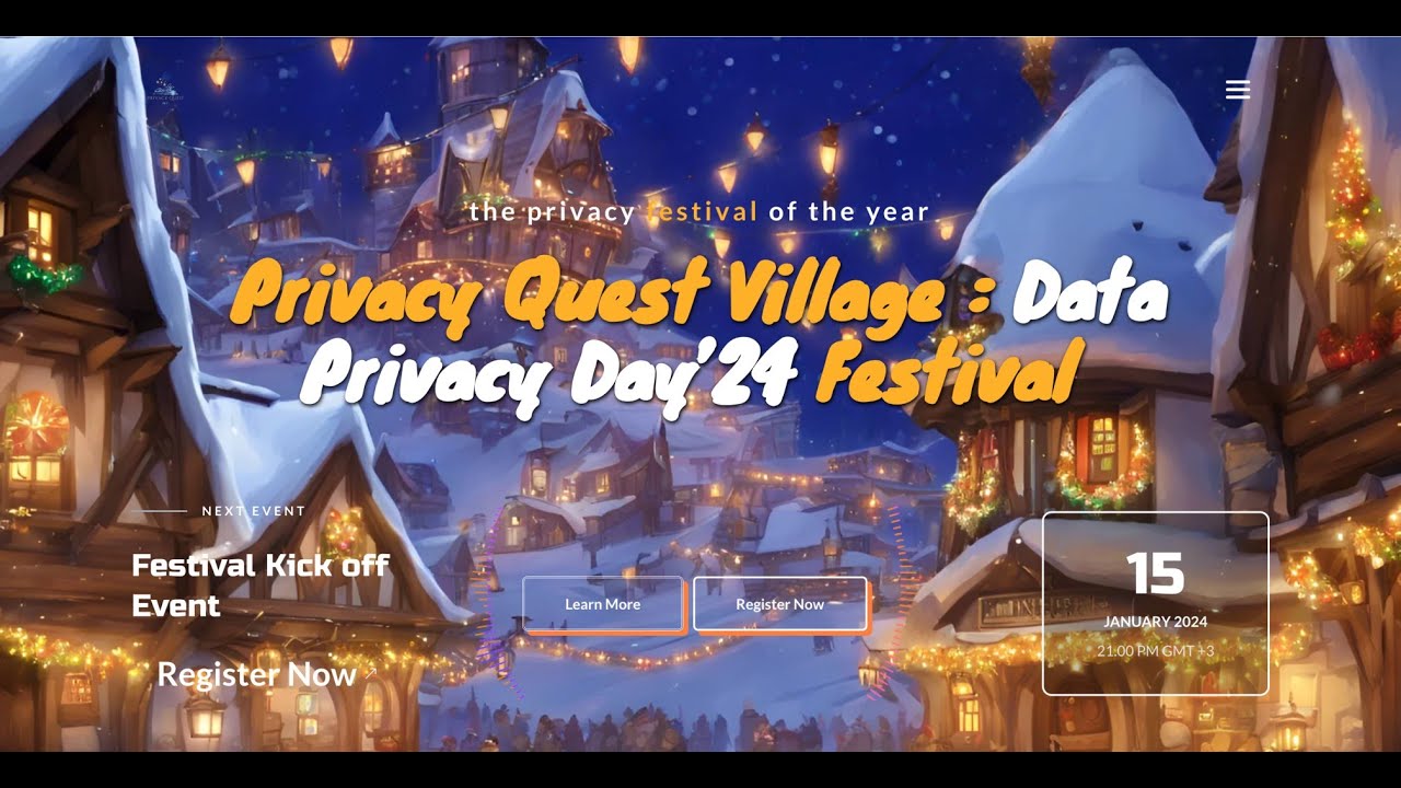 Privacy Quest Village : DPD'24 FEST Welcome Video - YouTube