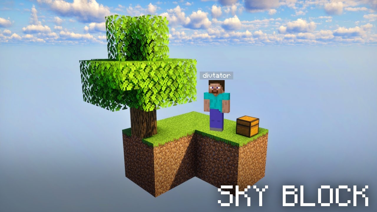 I Went Back To OG SKYBLOCK In Minecraft! (nostalgia) - YouTube