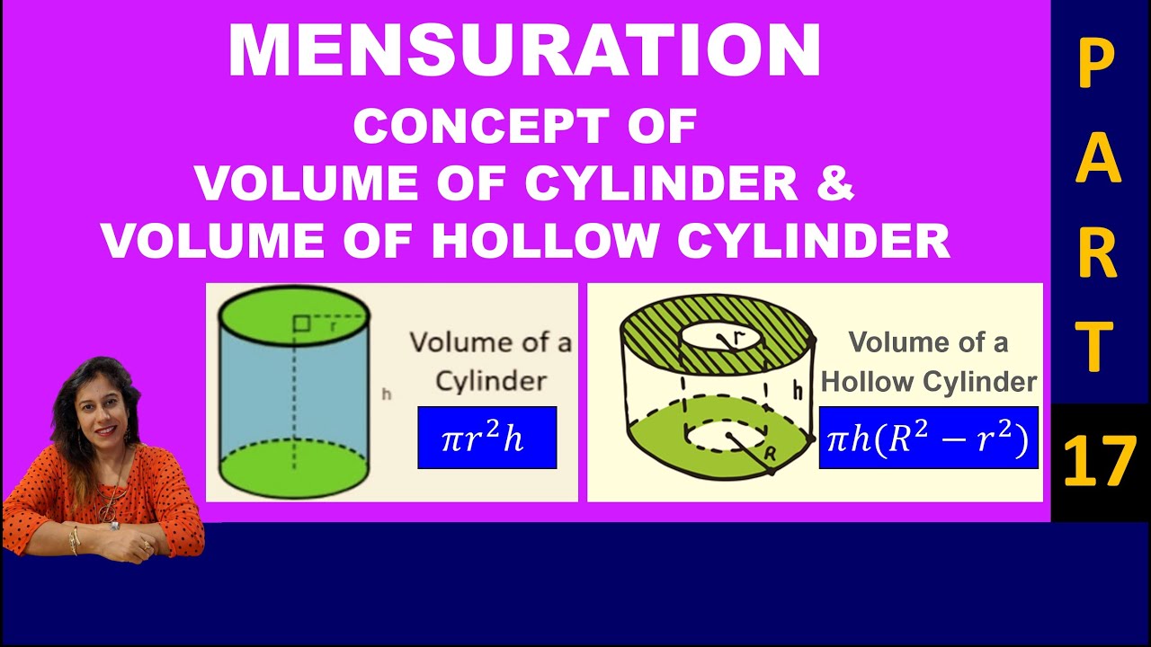 Volume of Cylinder and Volume of Hollow Cylinder - Math - Class 8 ...