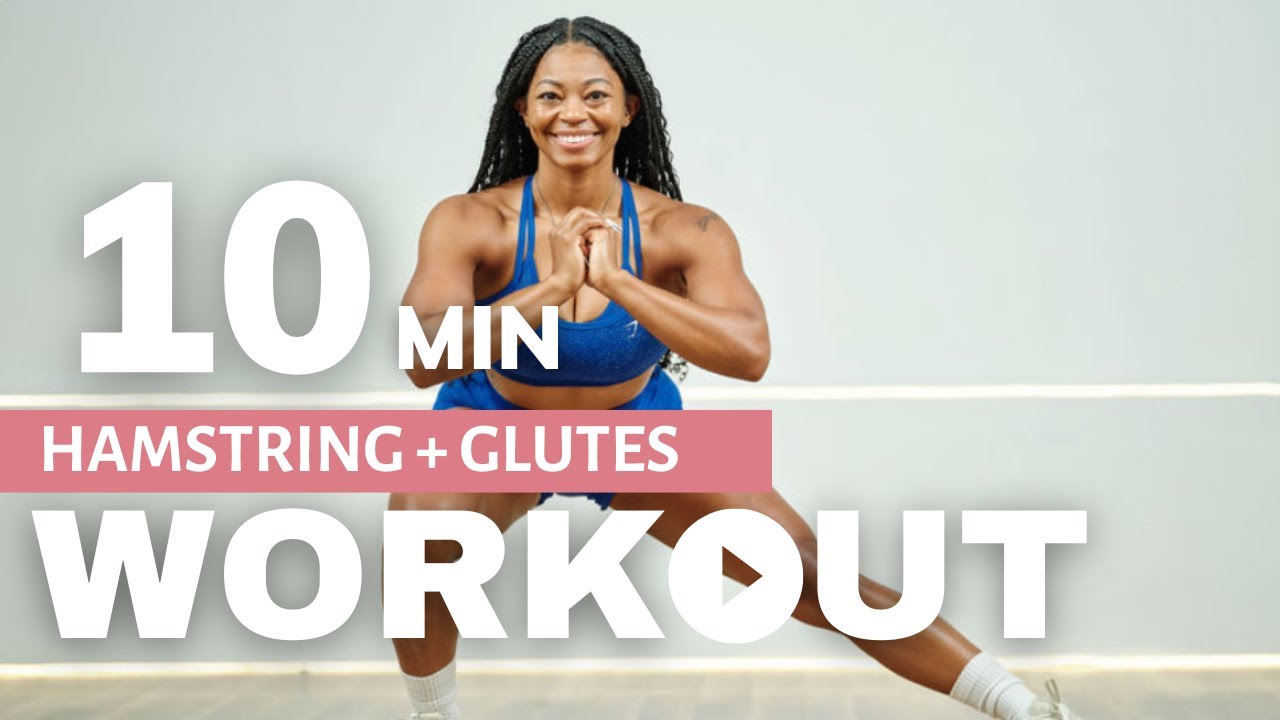 10 Minute Hamstring + Glutes At Home Workout | X28 Fitness - YouTube