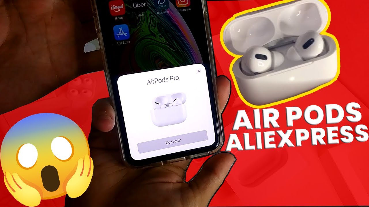 UNBOXING AirPods PRO do ALIEXPRESS (A RÉPLICA PERFEITA por R$ 65,00 ...