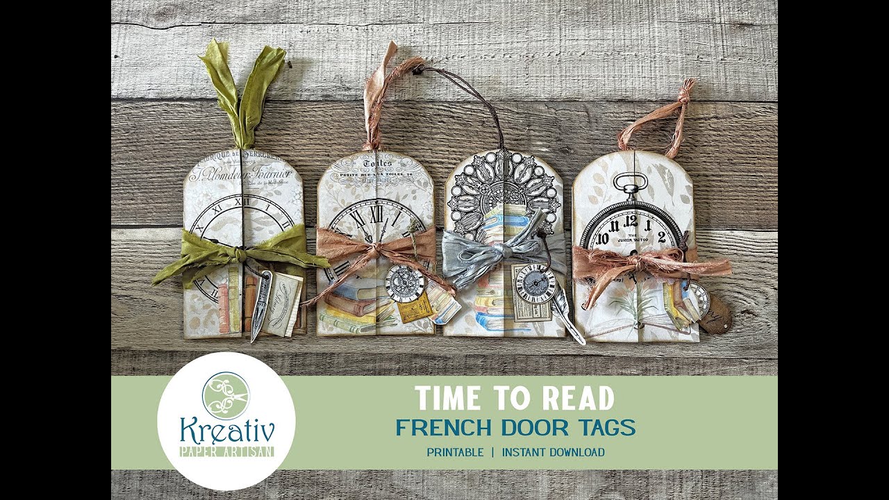 Assembly Tutorial: French Door Tags - YouTube