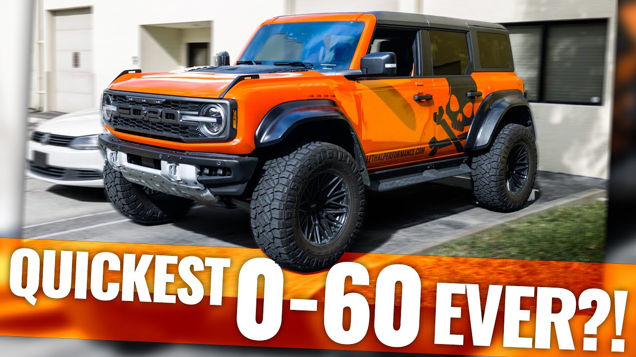 World's QUICKEST Bronco Raptor?! - Whipple Calibration 0-60 Testing ...