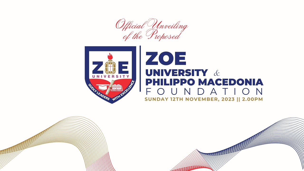 Official Unveiling of Zoe University and Phillipo Macedonia Foundation ...