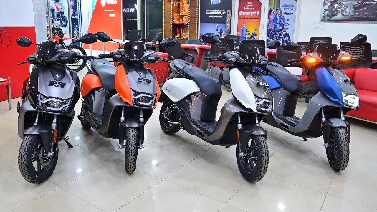 Vida V2 Electric Scooter All Colours 2025 Review Range Update - YouTube